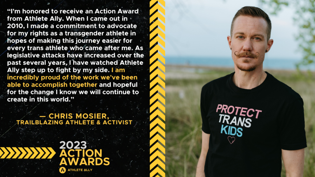 Athlete Ally Action Awards to Honor Chris Mosier - Athlete Ally